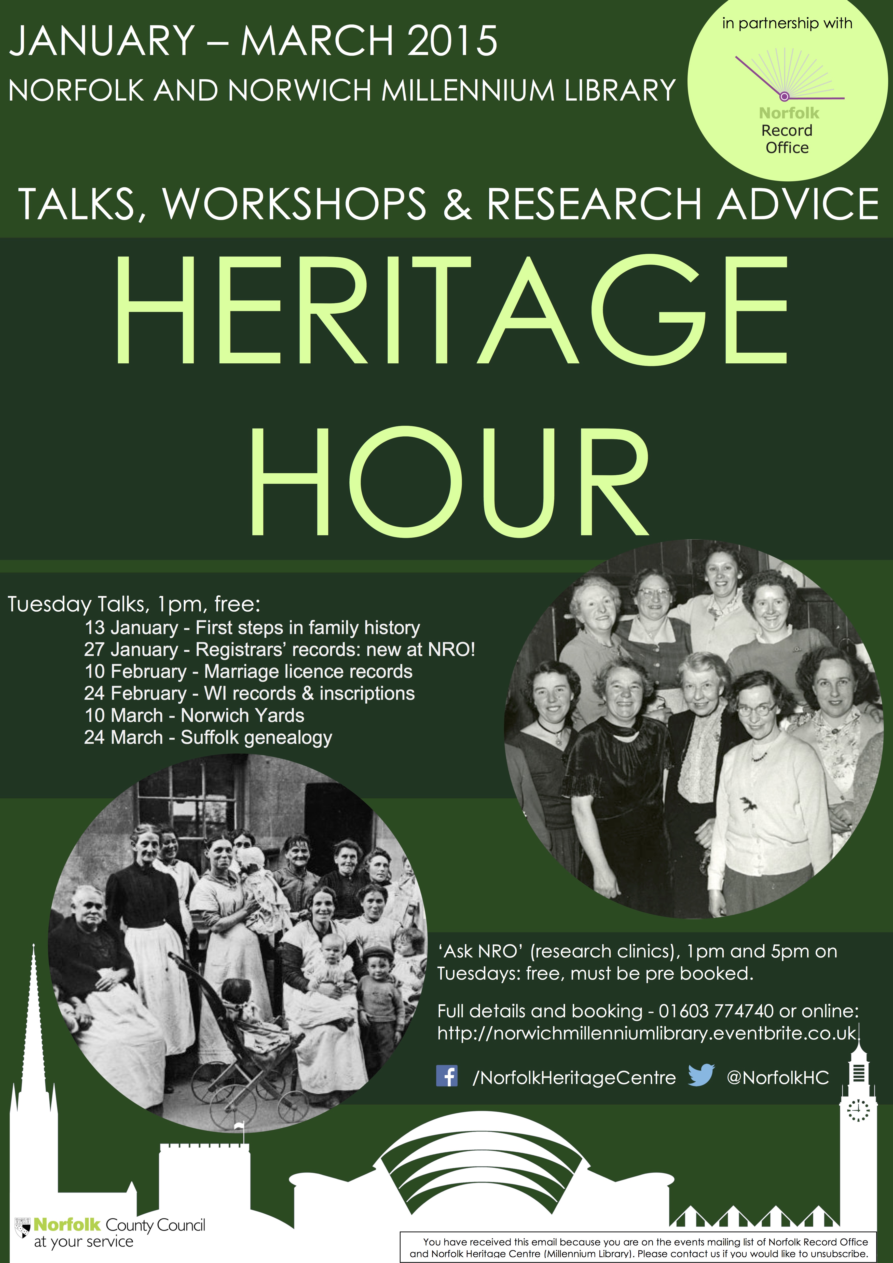 Heritage Hour 2015 | Norfolk Record Office