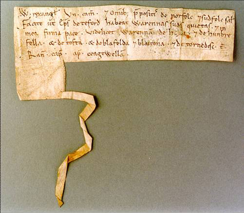 Norfolk Record Office’s Earliest Document: A Charter from William II ...